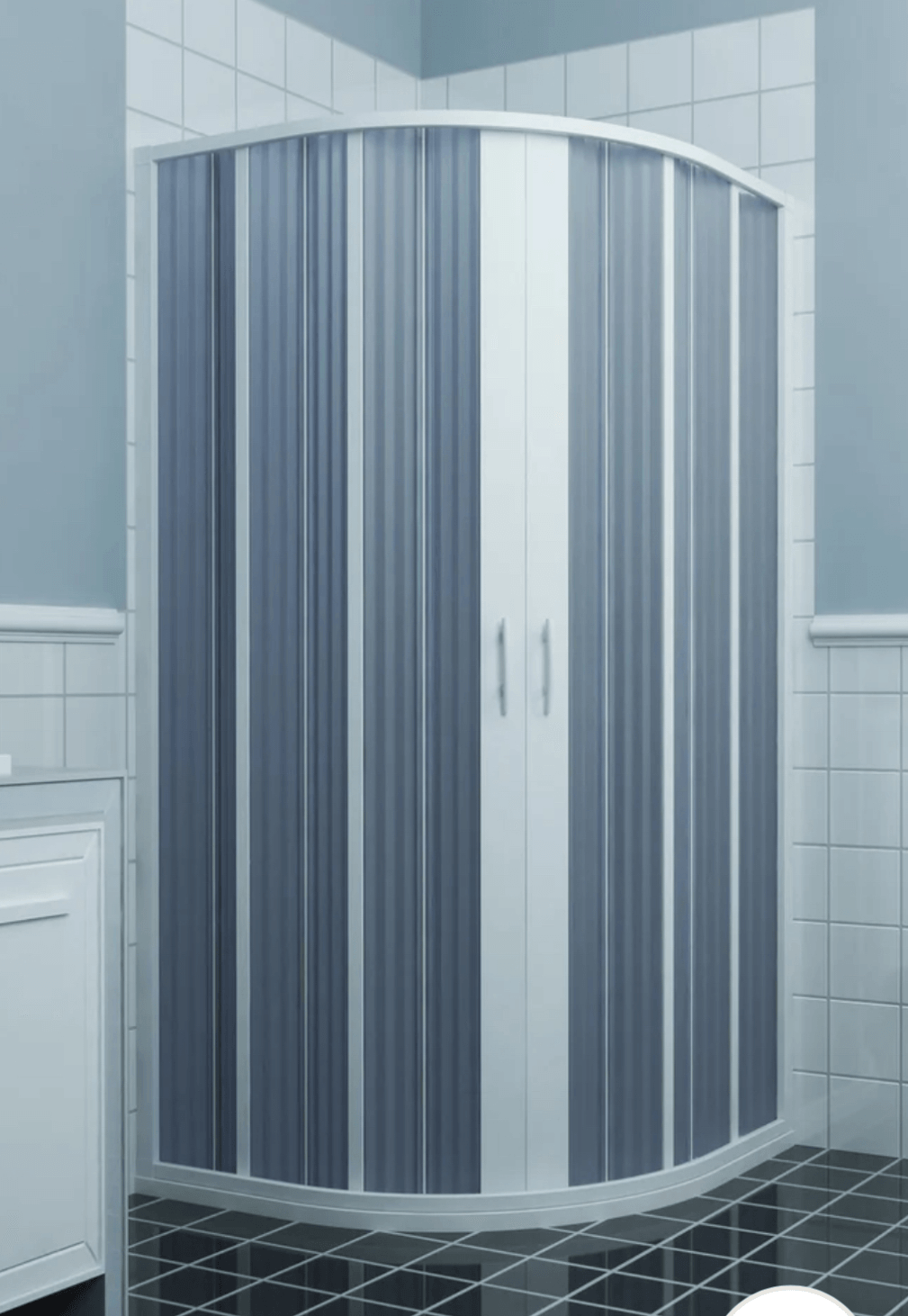 FLEXdoûr Universal Plastic Folding Shower Door | THEdoûr Bespoke ...