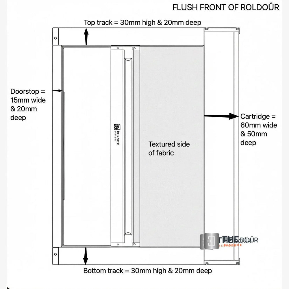 Campervan Shower Door 1500mm to 2000mm Tall Custom Made to Measure ...